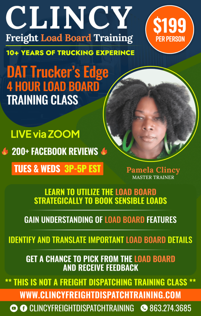Load Board Training - Clincy Freight Dispatch Training